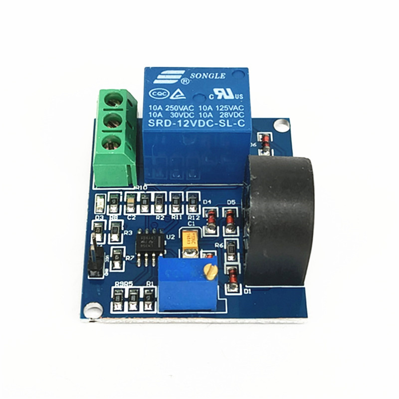 12v 5a Overcurrent Protection Relay Module Ac Current Detection Sensor
